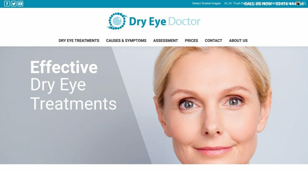 Website Development for Ophthalmologists | OPTIMED
